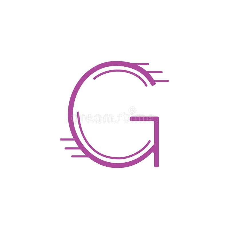 Letter G. Vector Illustration Decorative Design Stock Vector ...