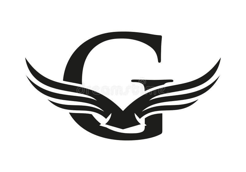 Letter G Wing Logo Design. Initial Flying Wing G Letter Logo. Letter G ...