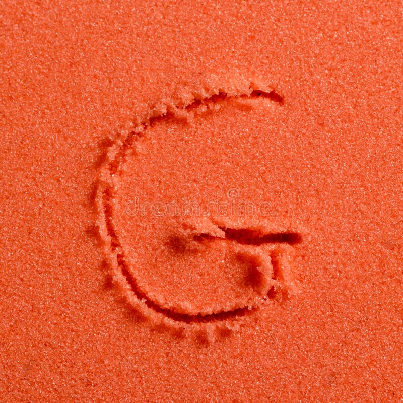 G Letter Written Sand Stock Photos - Free & Royalty-Free Stock Photos ...