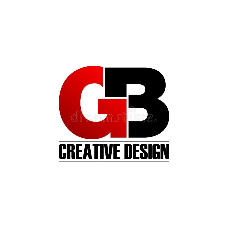 Letter GB Monogram Logo Icon Design Vector. Stock Vector - Illustration ...
