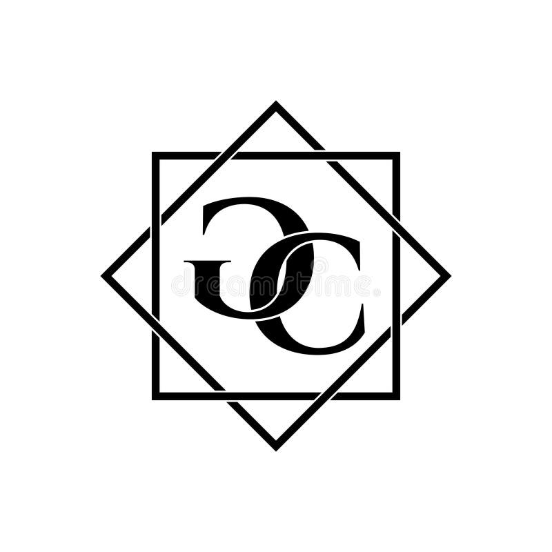 Letter GC Simple Monogram Logo Icon Design. Stock Vector - Illustration ...