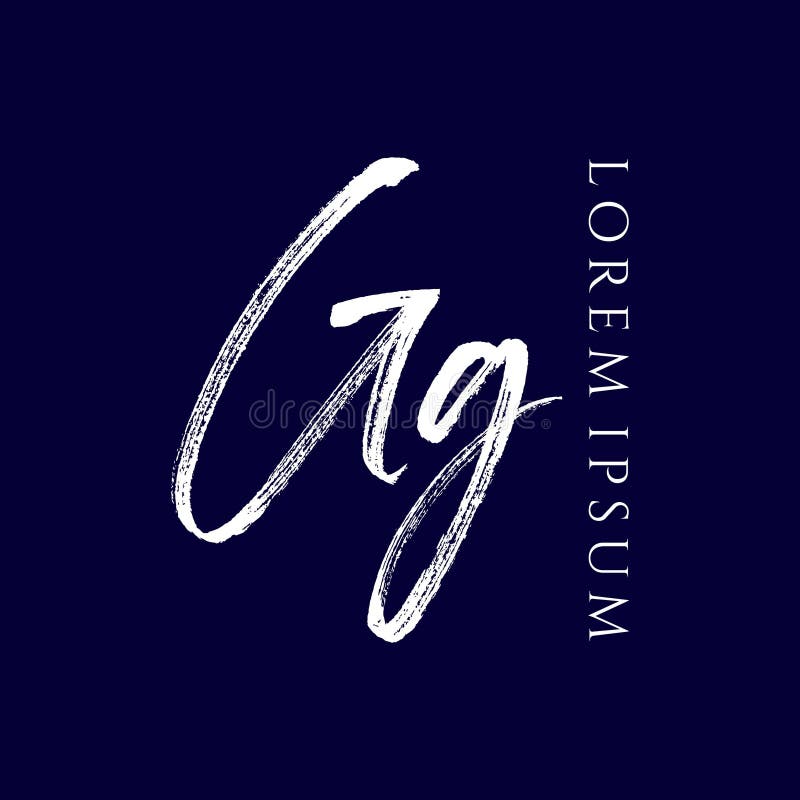 Letter GG Simple Monogram Logo Icon Design. Stock Vector - Illustration ...