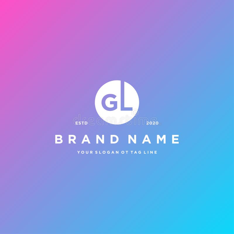 Letter GL Logo Design Vector Stock Vector - Illustration of creative ...