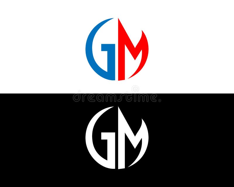 Letter GM Logo Symbol and Icon Design Stock Vector - Illustration of ...