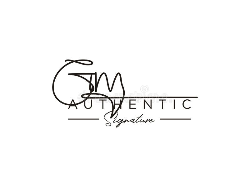 Gm Signature Stock Illustrations – 284 Gm Signature Stock Illustrations ...