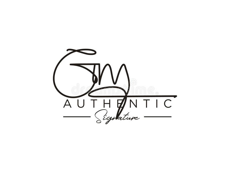 Gm Signature Stock Illustrations – 284 Gm Signature Stock Illustrations ...