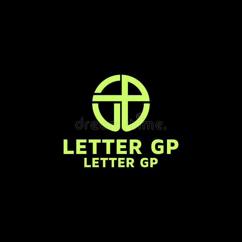 LETTER GP Logo Design Template Idea Stock Vector - Illustration of ...