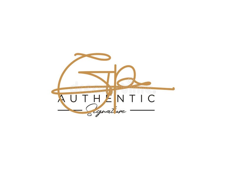 Letter Gp Signature Stock Illustrations – 259 Letter Gp Signature Stock ...