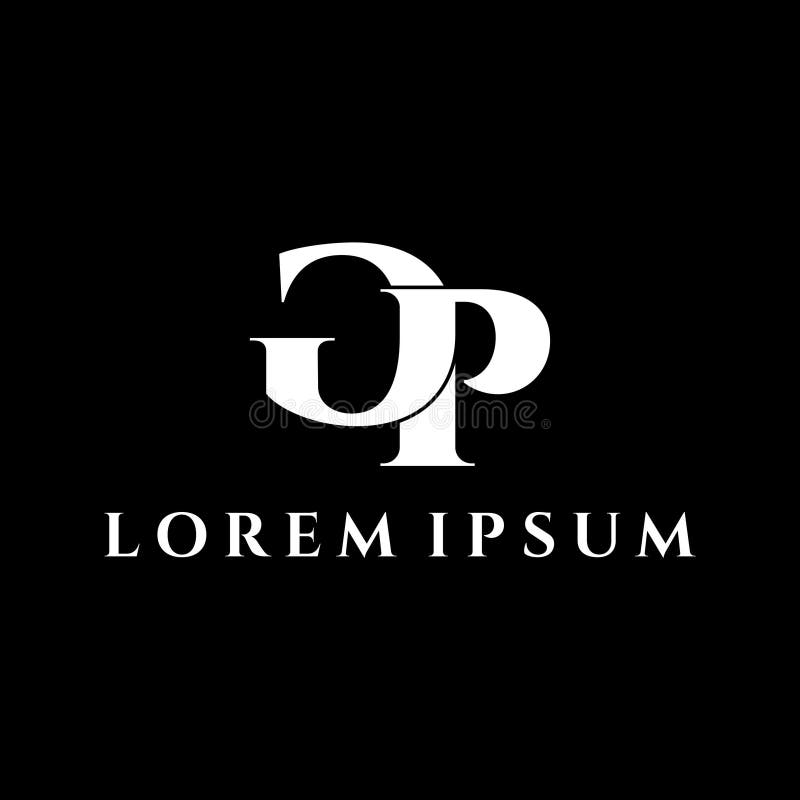 Letter GP Simple Monogram Logo Icon Design. Stock Vector - Illustration ...