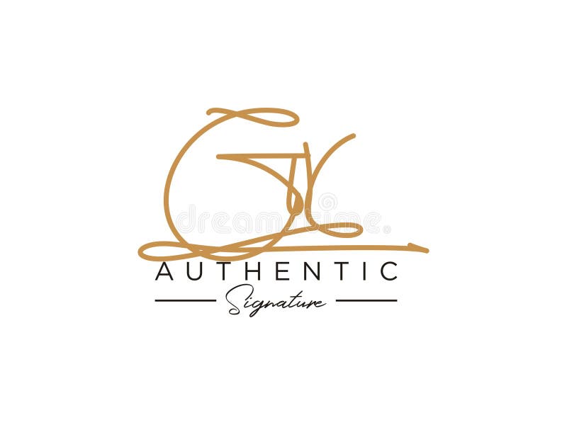 Letter GR Signature Logo Template Vector Stock Vector - Illustration of ...