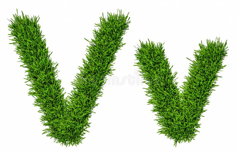 Letter V Grass Stock Illustrations – 215 Letter V Grass Stock ...