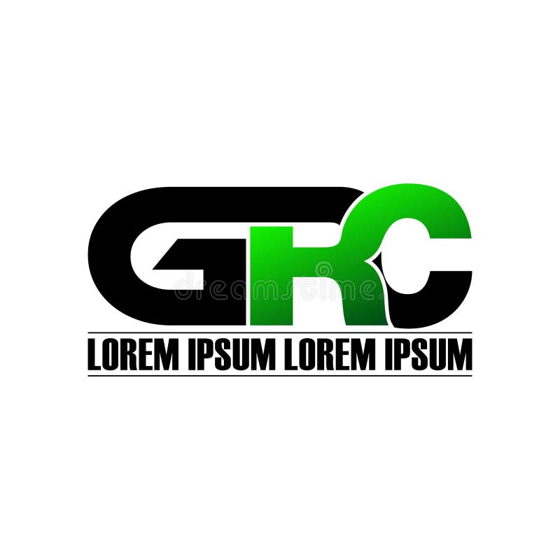 Letter GRC Simple Monogram Logo Icon Design. Stock Vector ...
