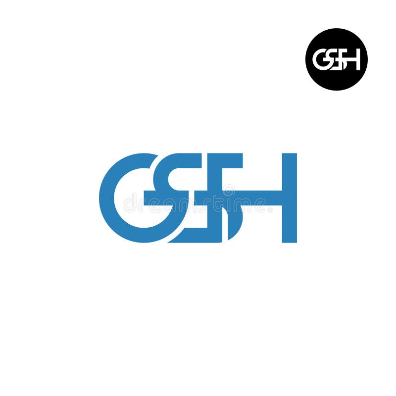 Gsh Monogram Stock Illustrations – 14 Gsh Monogram Stock Illustrations ...