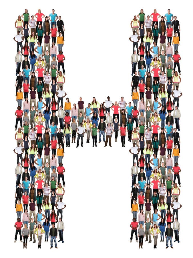 Letter H Alphabet Group People Stock Photos - Free & Royalty-Free Stock ...
