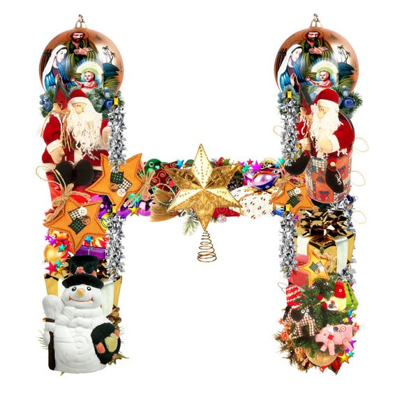 Christmas Letter H Stock Illustrations – 419 Christmas Letter H Stock ...