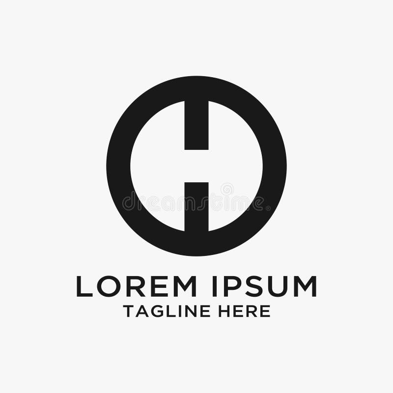 Letter H Circle Logo Stock Illustrations – 5,196 Letter H Circle Logo ...
