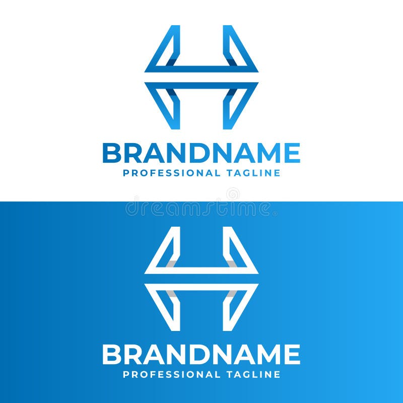 Letter H Code Logo. stock illustration. Illustration of graphic - 263293680