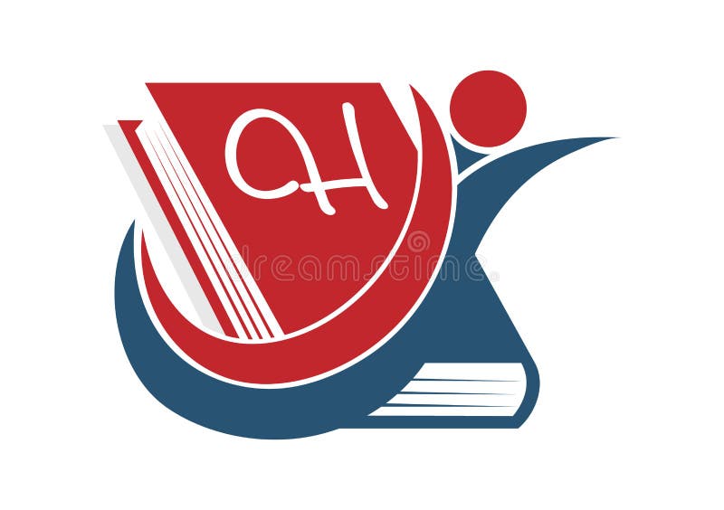 Letter H on the Cover of the Book Stock Vector - Illustration of ...