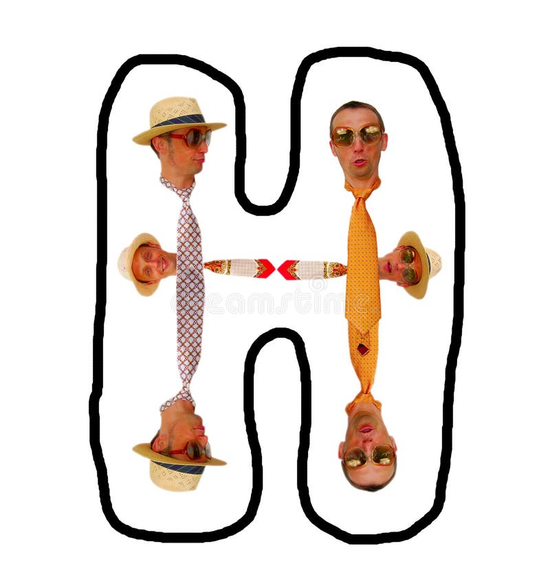 Letter H stock illustration. Illustration of anatomy - 86614092