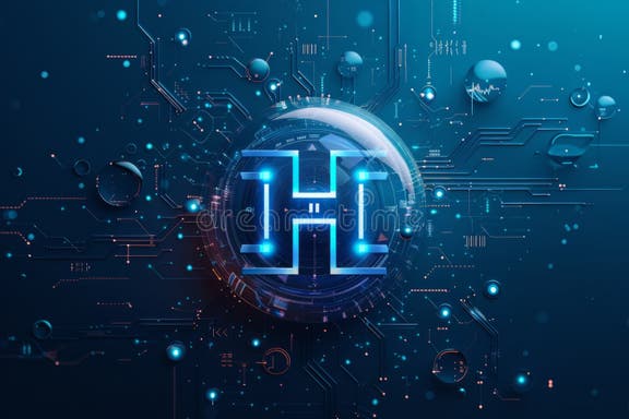 Letter H, Hydrogen Fuel Concept Stock Photo - Image of hydrogen ...