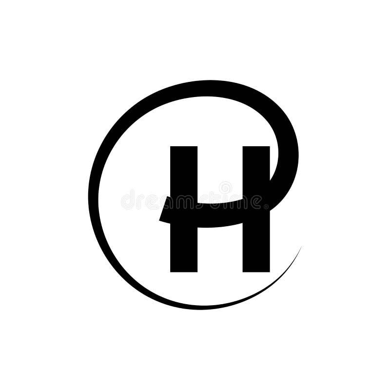 Letter h icon logo vector stock vector. Illustration of icon - 258507430