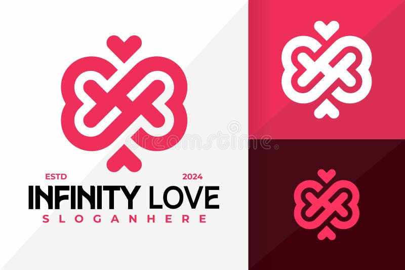 Letter H Infinity Love Logo Icon Vector Design. Creative Simple Logos ...