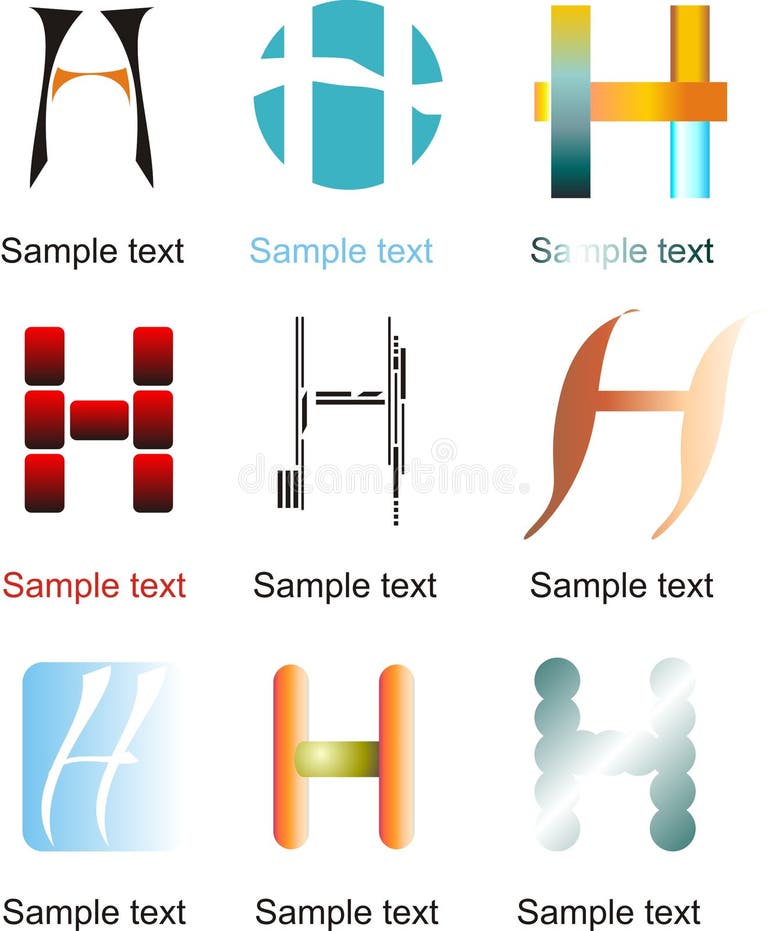 Letter H Stock Illustrations – 41,638 Letter H Stock Illustrations ...