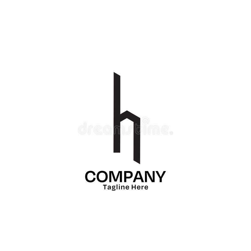 Letter H Company Logo Design Template Stock Vector - Illustration of ...
