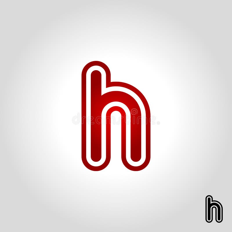 Letter H Logo, Icon and Symbol Vector Illustration Stock Vector ...