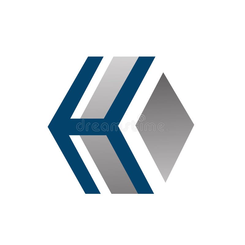 Letter H Logo Initial Design Vector Graphic Concept Illustrations Stock ...