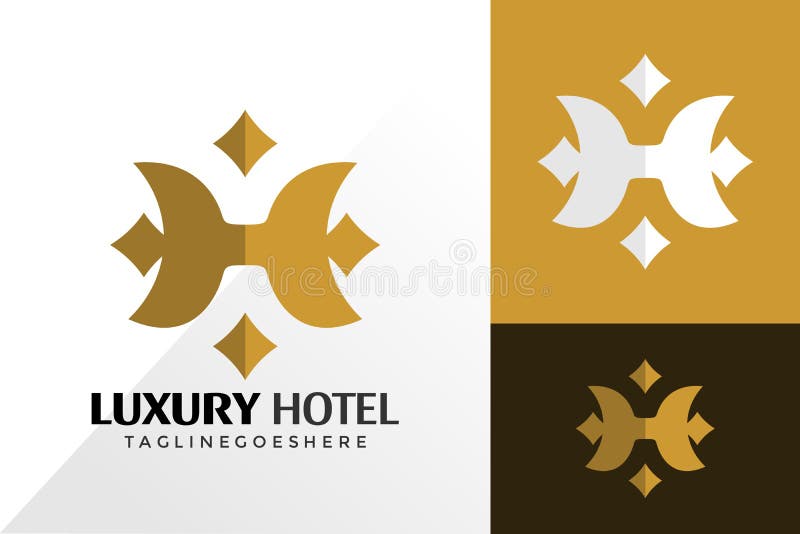 Letter H Luxury Hotel Logo Vector Design, Creative Logos Designs ...