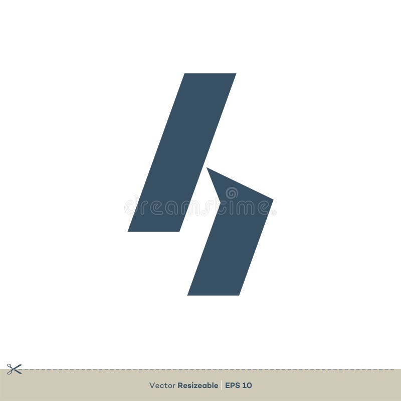 Letter H Vector Logo Template Illustration Design Stock Vector ...