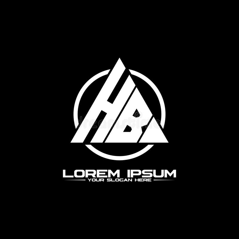 Letter HB Simple Monogram Logo Icon Design. Stock Vector - Illustration ...