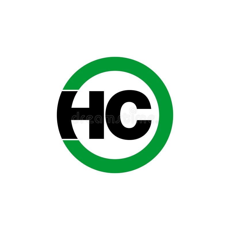 Letter HC Simple Monogram Logo Icon Design. Stock Vector - Illustration ...