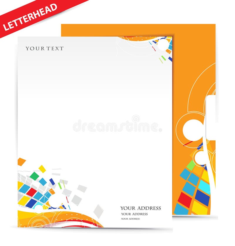 Letter Head and Logo Design Stock Vector - Illustration of letter ...