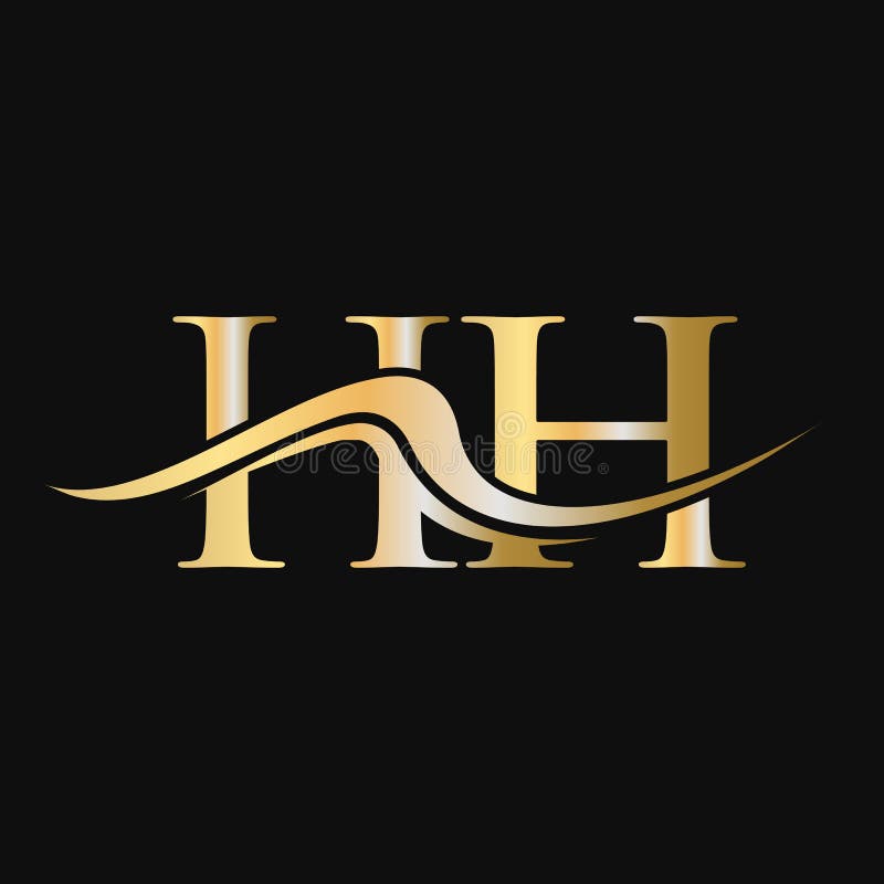 Letter HH Logo Design. Initial HH Logotype Template for Business and ...