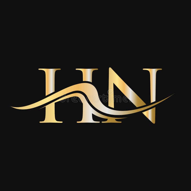 Letter HN Logo Design. Initial HN Logotype Template for Business and ...