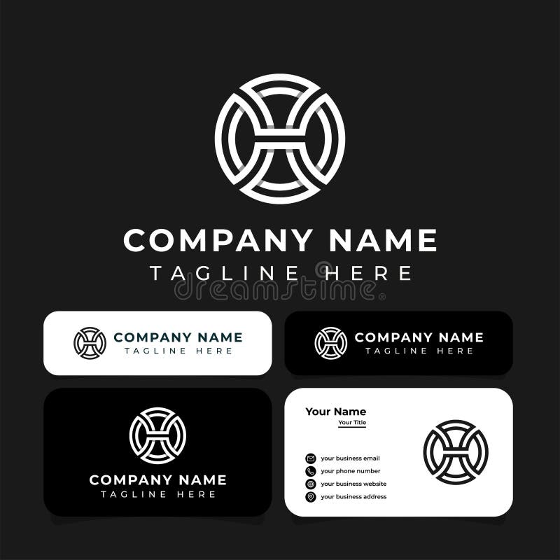 Letter HO or OH Monogram Logo Stock Illustration - Illustration of ...