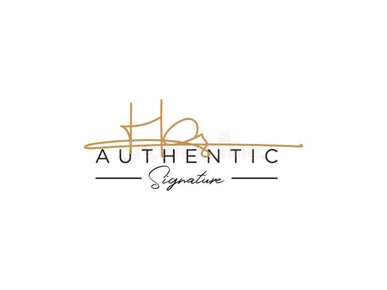 Letter HO Signature Logo Template Vector Stock Vector - Illustration of ...