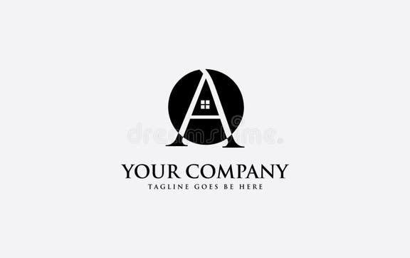Letter a Home Logo Design Vector. Initial Letter a Logo Design Vector ...
