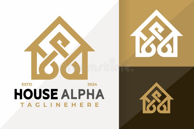 Letter a House Logo Icon Vector Design. Creative Simple Logos Designs ...