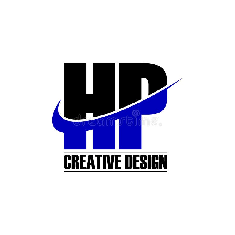 Letter HP Simple Monogram Logo Icon Design. Stock Vector - Illustration ...