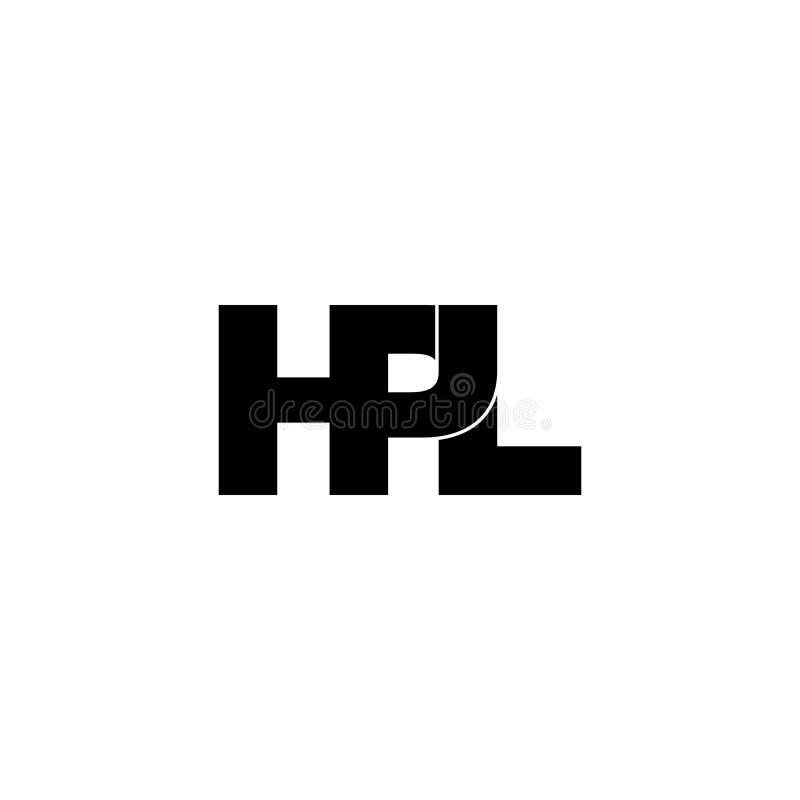 Letter HPL Simple Monogram Logo Icon Design. Stock Vector ...