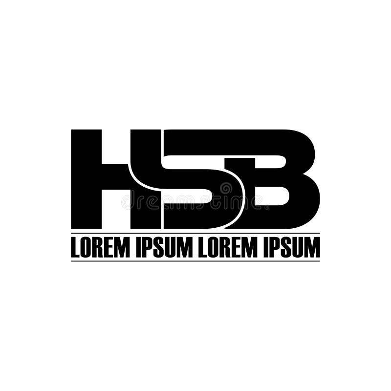 Hsb Simple Monogram Stock Illustrations – 12 Hsb Simple Monogram Stock ...