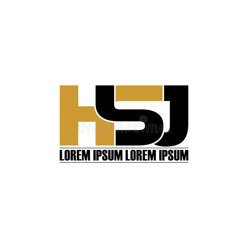 Letter HSJ Simple Monogram Logo Icon Design. Stock Vector ...