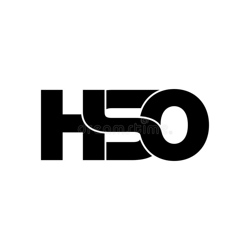 Letter HSO Simple Monogram Logo Icon Design. Stock Vector ...