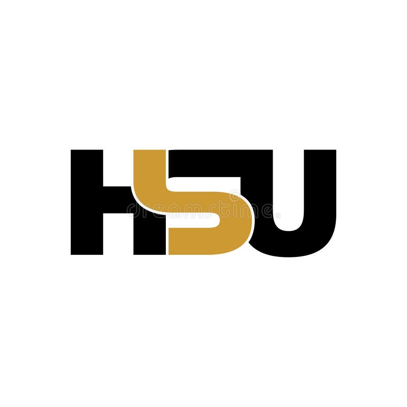 Letter HSU Simple Monogram Logo Icon Design. Stock Vector ...