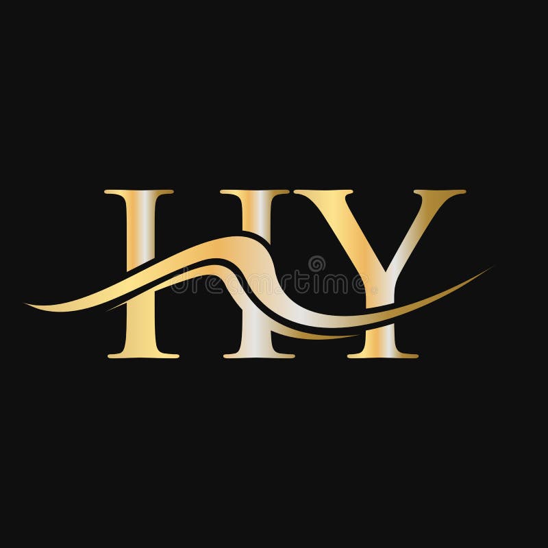 Letter HY Logo Design. Initial HY Logotype Template for Business and ...
