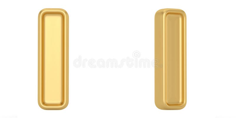 Isolated Letter I Shiny Gold Stock Illustrations – 306 Isolated Letter ...