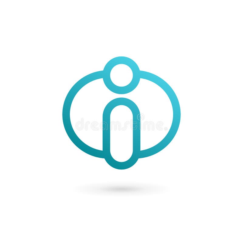Letter I Info Logo Icon Design Template Elements. Digital Information ...